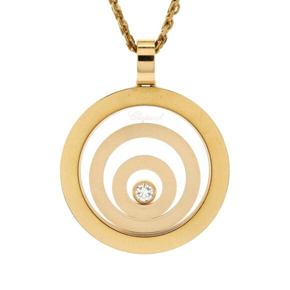 Chopard | Jewelry | Chopard Happy Spirit Triple Circle Pendant Necklace ...